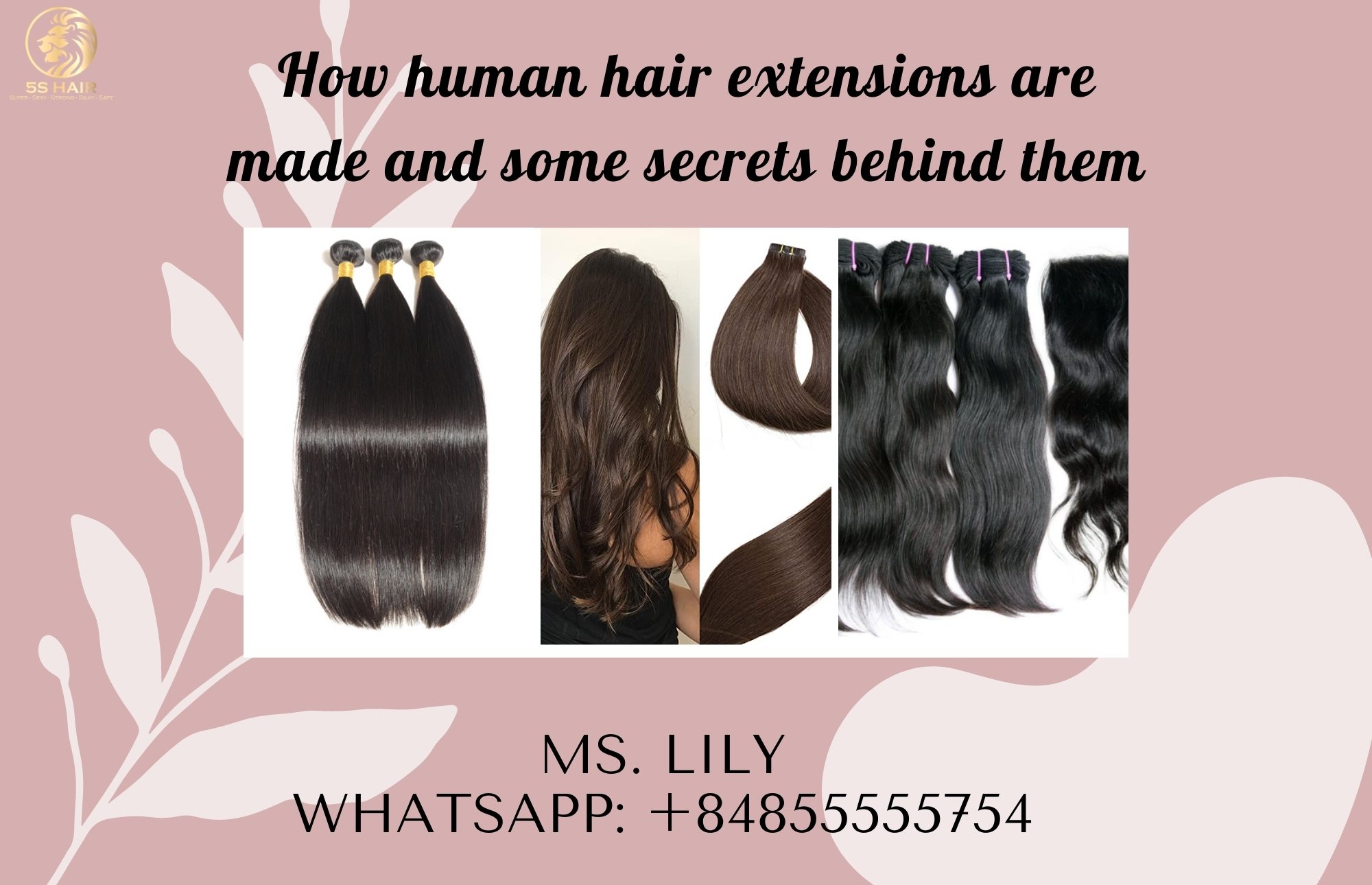 How human hair extensions are made and secrets behind them
